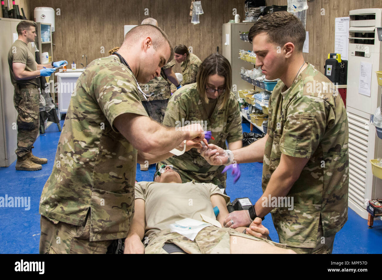 U.S. Army Capt. Tiffany Bujak, battalion surgeon, Combined Joint Forces ...