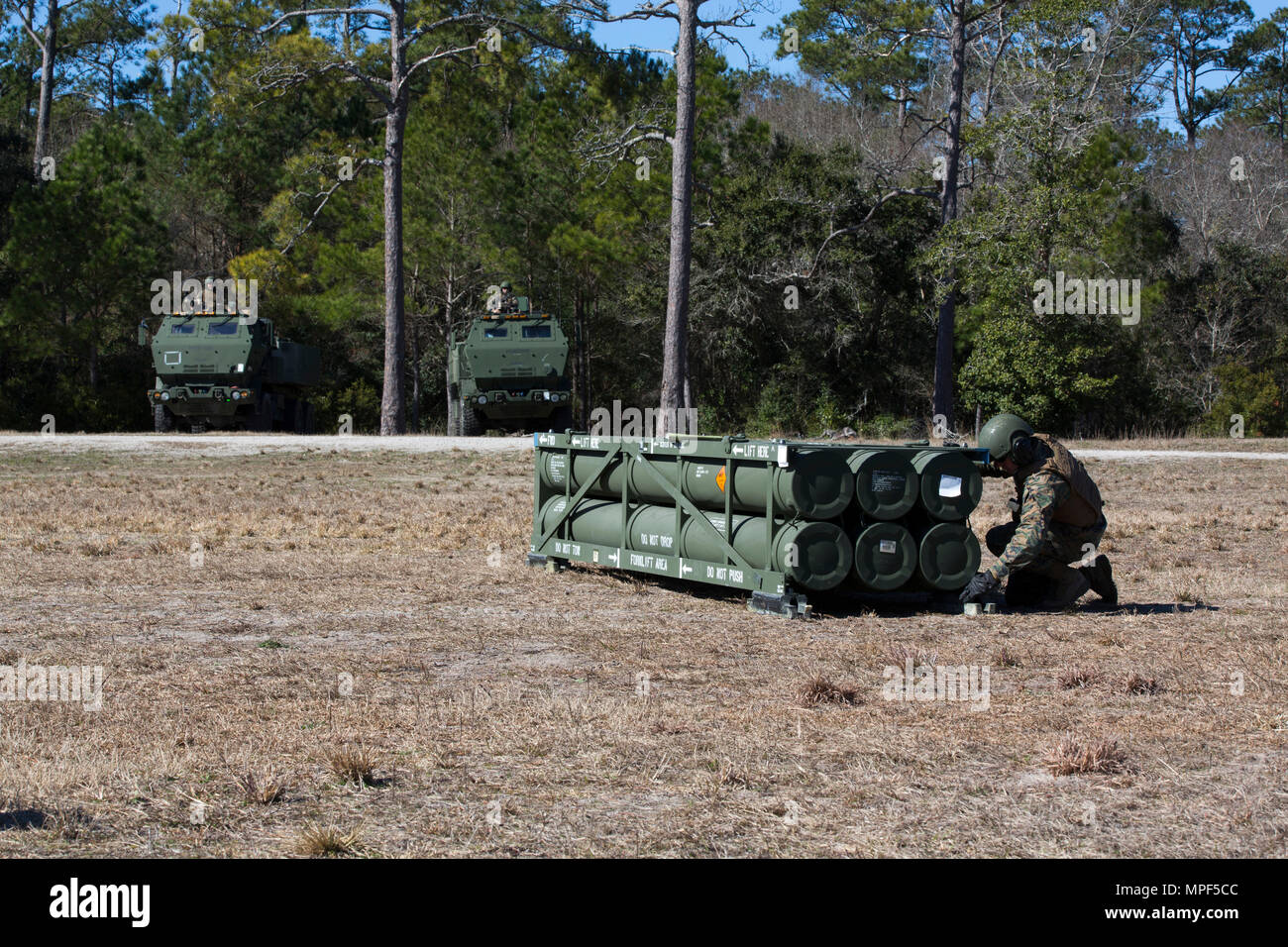 U.S. Marines with Battery F, 3rd Battalion, 14th Marine Regiment, 4th ...