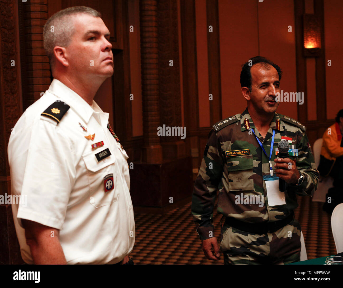 U.S. Army Maj. Eric Grider, medical operations officer, 18th Medical ...