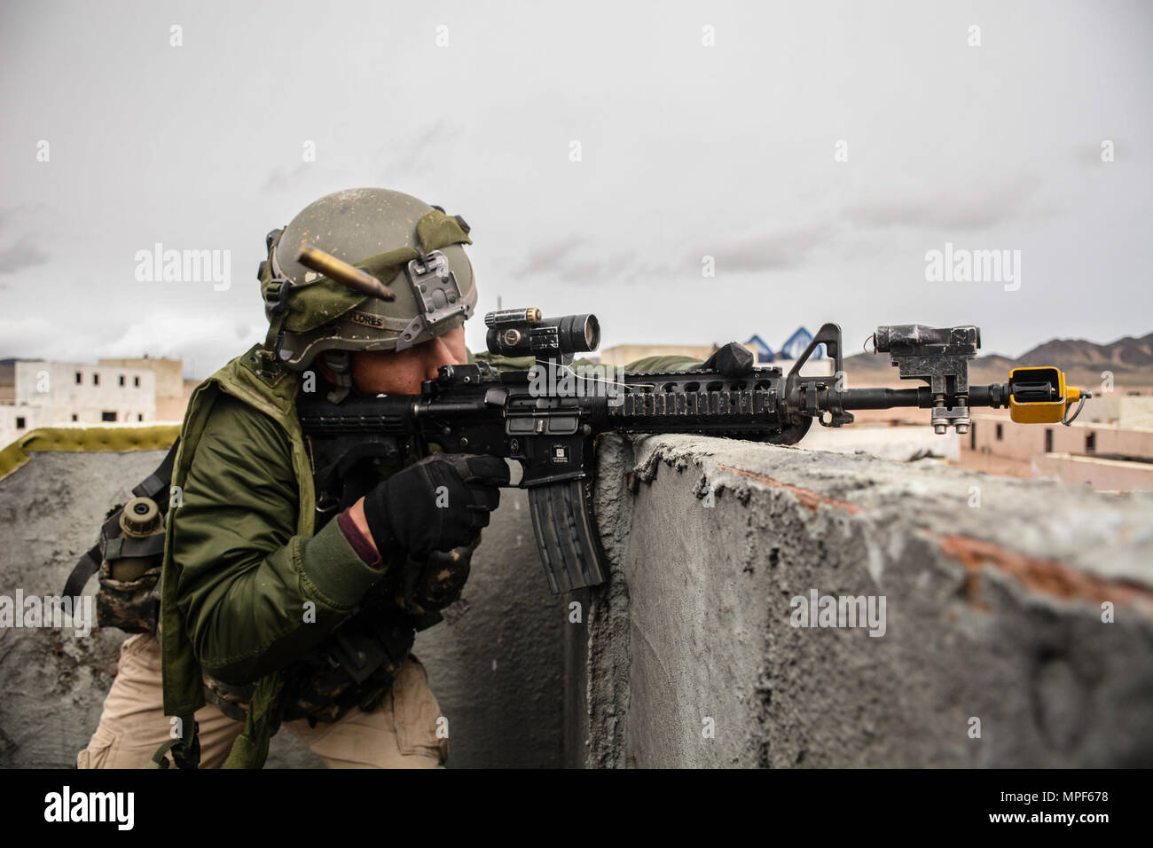 FORT IRWIN, Calif. – A Soldier from Easy Troop, 2nd Squadron, 11th ...