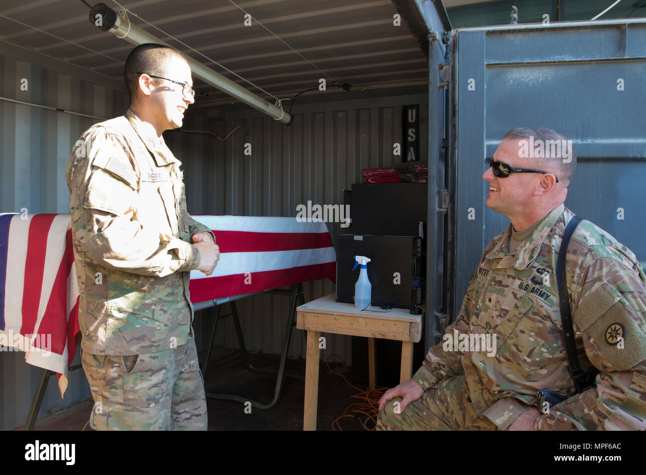 Spc. Jose Perez, a mortuary affairs specialist with the 246th ...