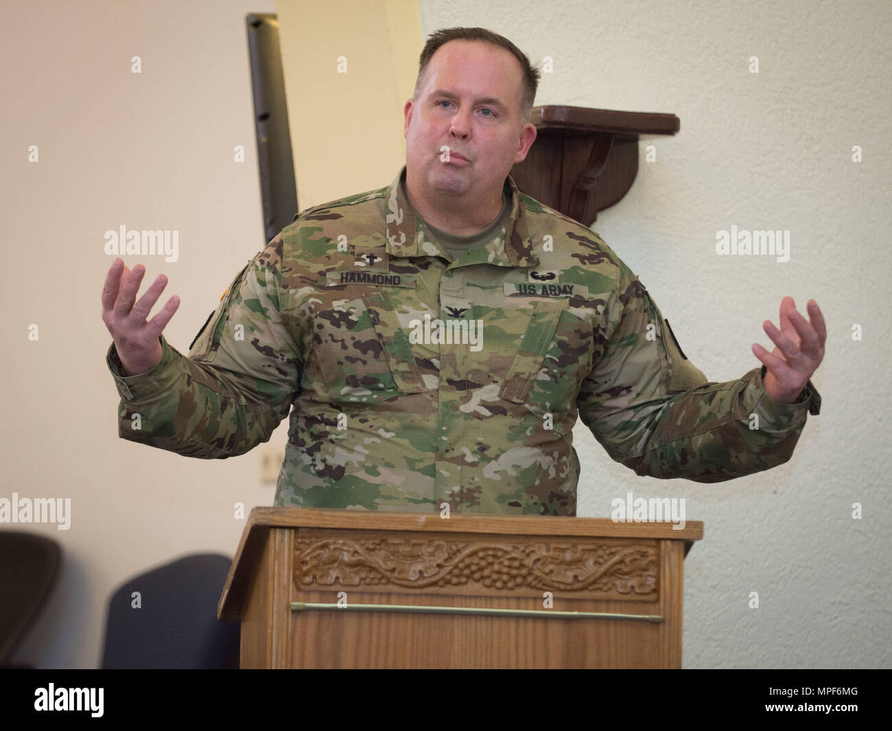 LANDSTUHL, Germany – Chaplain (Col.) Scott Hammond, command chaplain ...