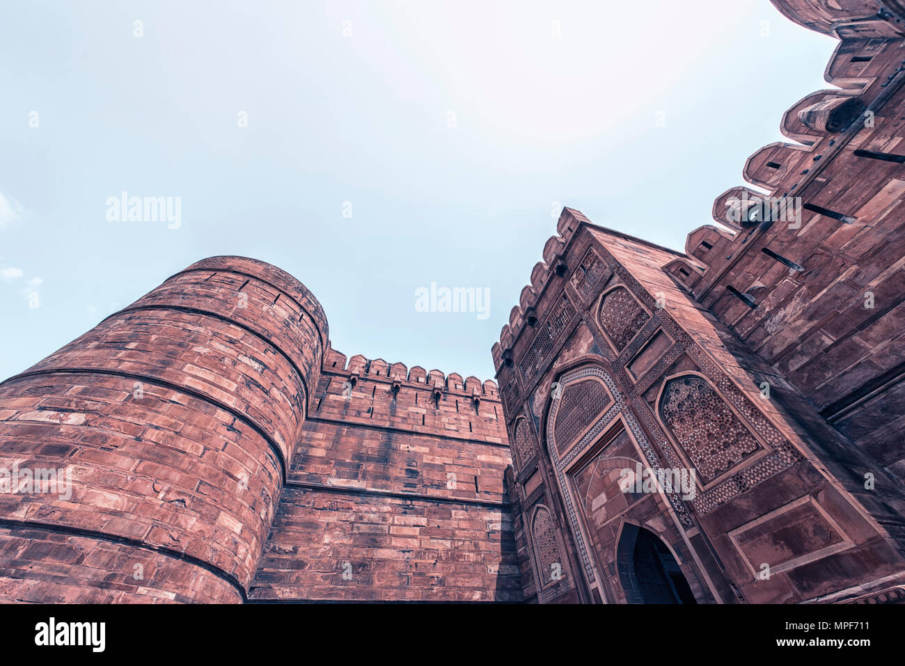 Old red fort hi-res stock photography and images - Alamy