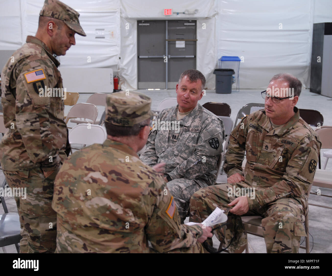 Capt. Dennis Consolver and Sgt. 1st Class John Cunningham, U.S. Army ...