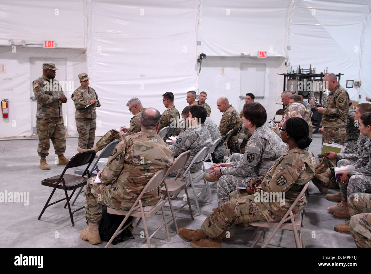 1st Army Division West’s observer coach/trainers with 4th Battalion ...