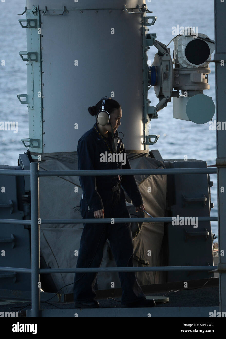 PACIFIC OCEAN (Feb. 20, 2017) - Fire Controlman 3rd Class Alicia Mata ...