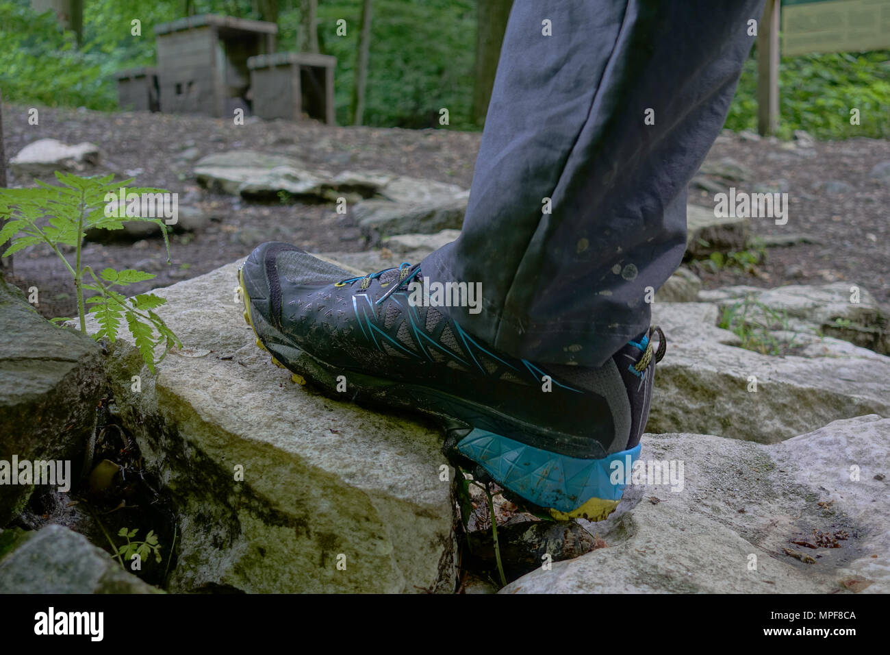 Girl Walking Over Rocks High Resolution Stock Photography and Images ...