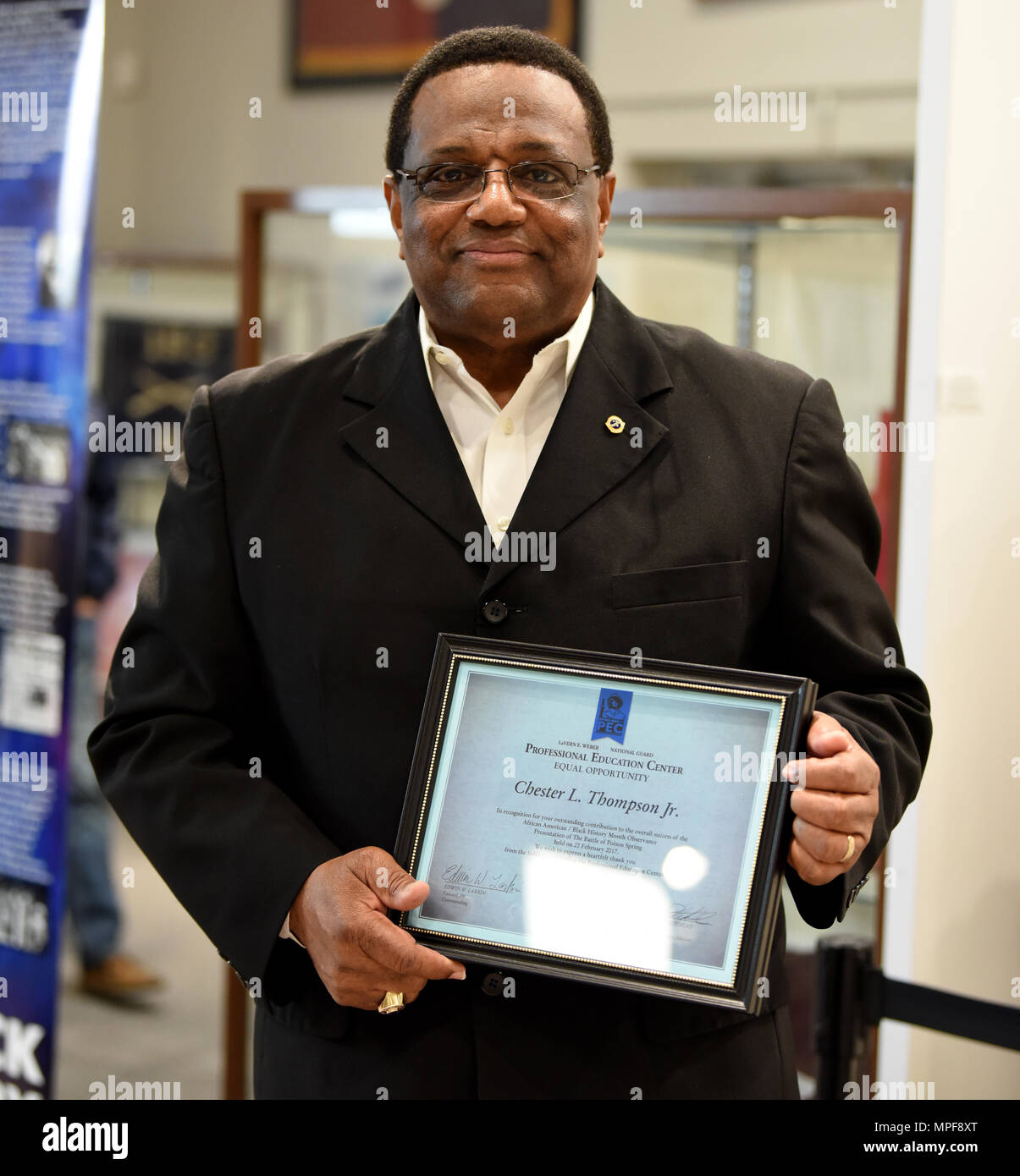 Bishop Chester L. Thompson, key speaker at the Arkansas National Guard ...