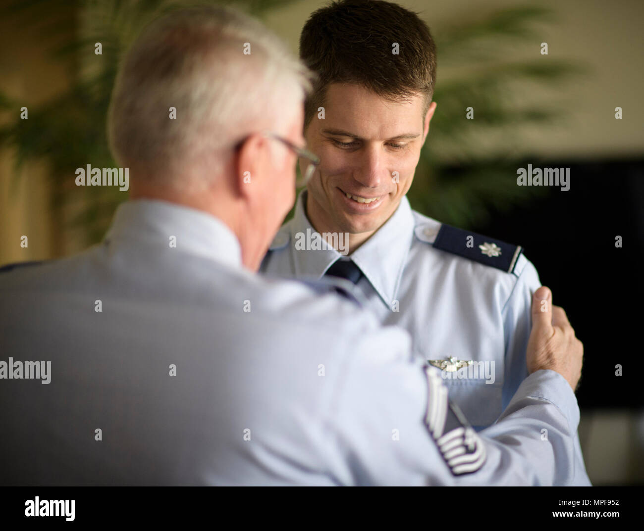 Chief Master Sgt. Tom Kimball says how proud he is to his nephew, Lt ...