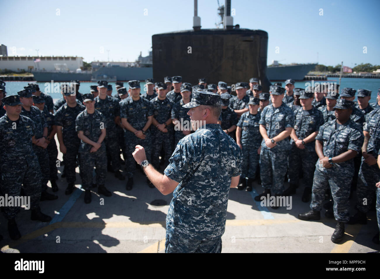 170222-N-KC128-0082 PEARL HARBOR, Hawaii (Feb. 22, 2017) Master Chief ...