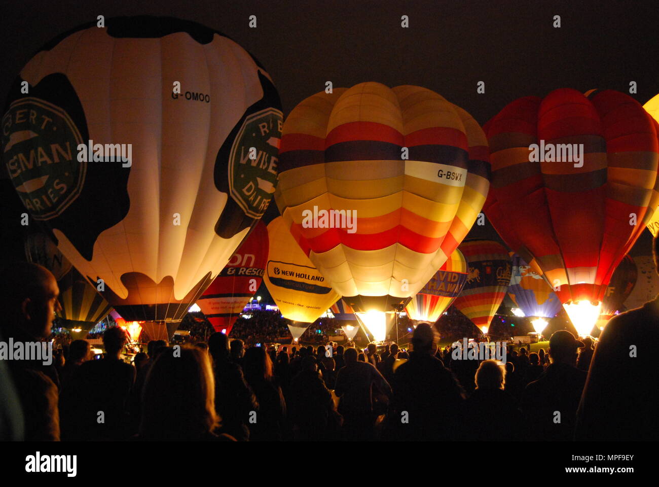 Balloon night glow hi-res stock photography and images - Alamy