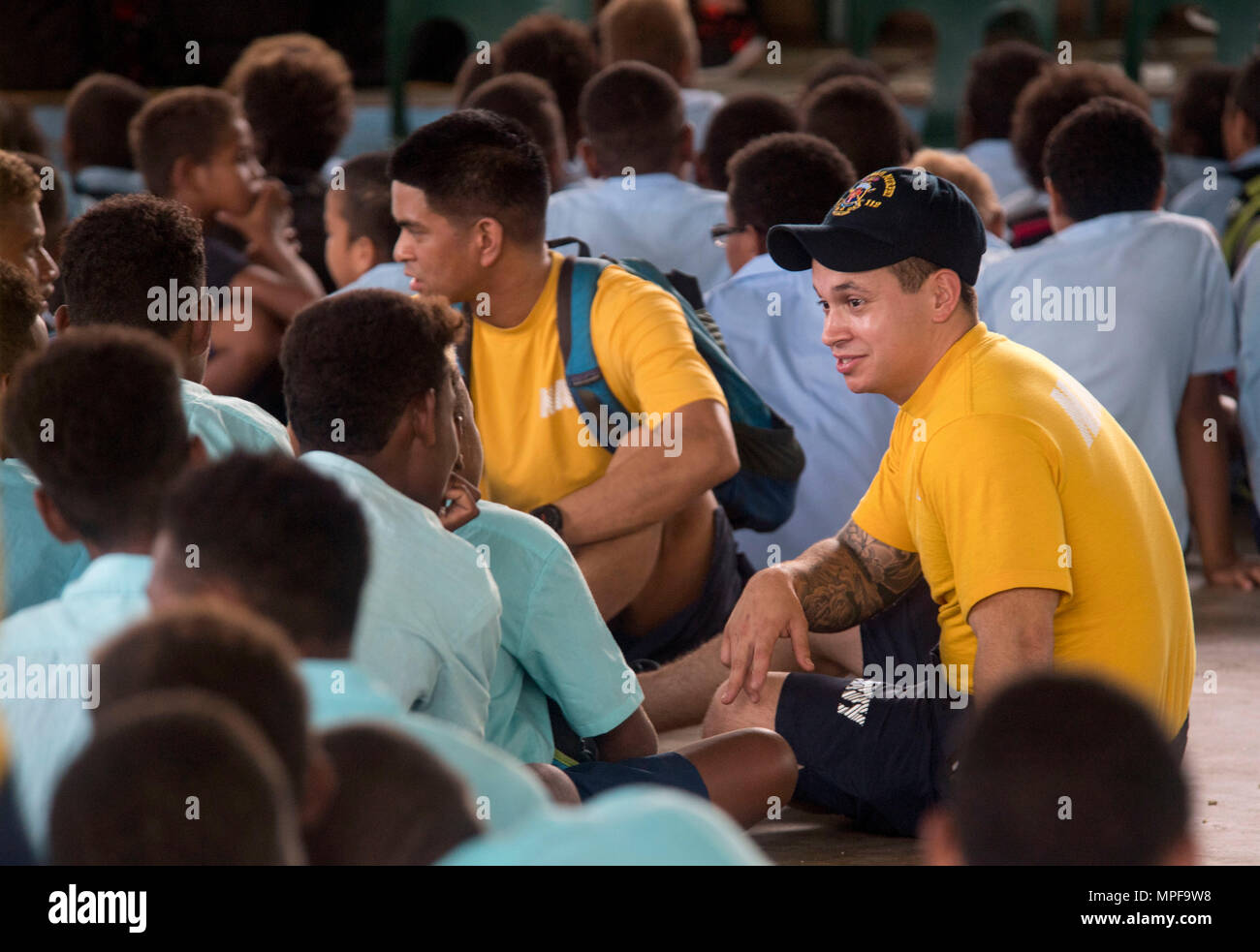 170210-N-PP996-100 HONIARA, Solomon Islands (Feb. 10, 2017) Machinists ...