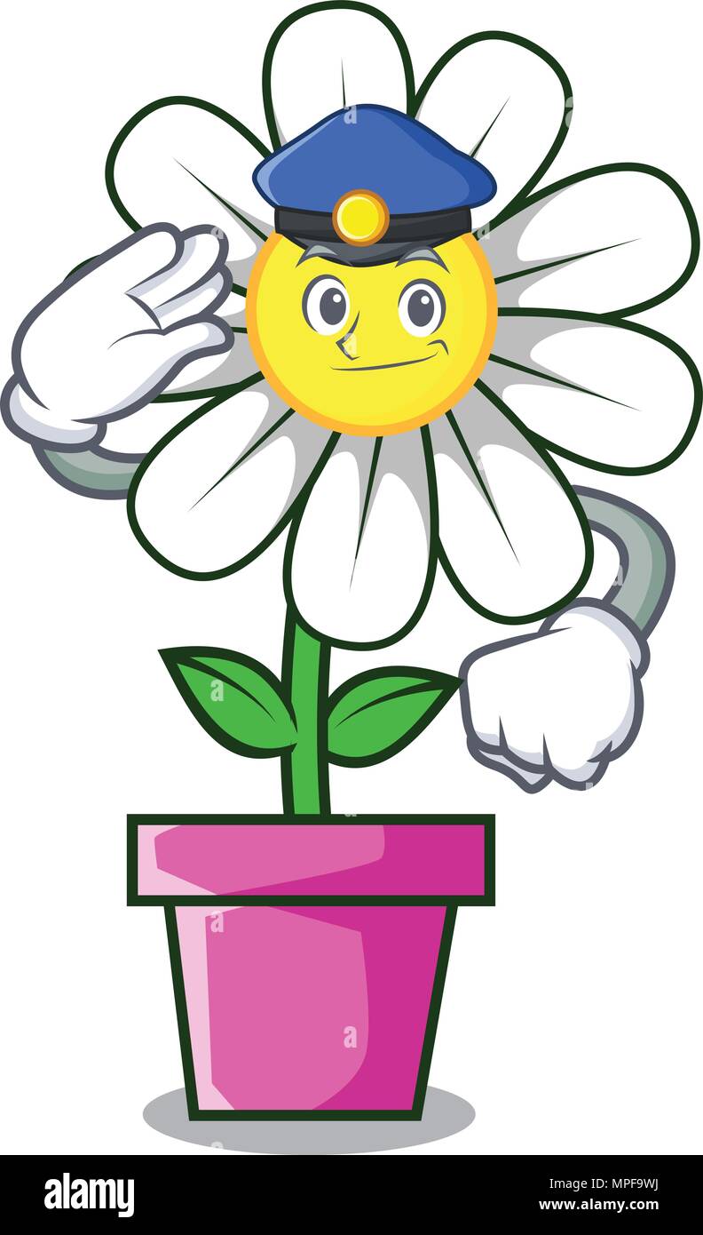 Policeman flowers Stock Vector Images - Alamy