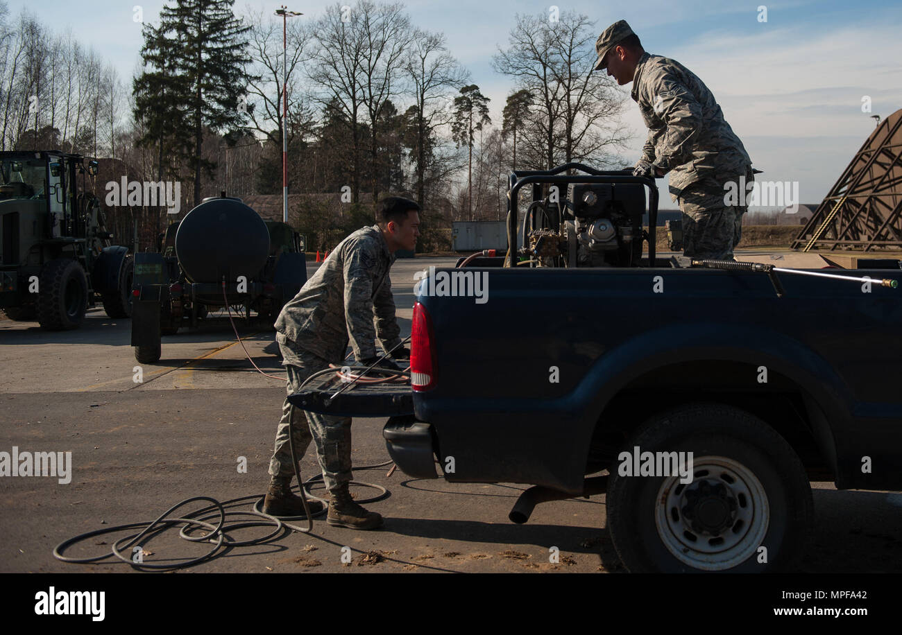 Staff Sgt. Ju Ho Park, 1st Combat Communications Squadron electrical ...