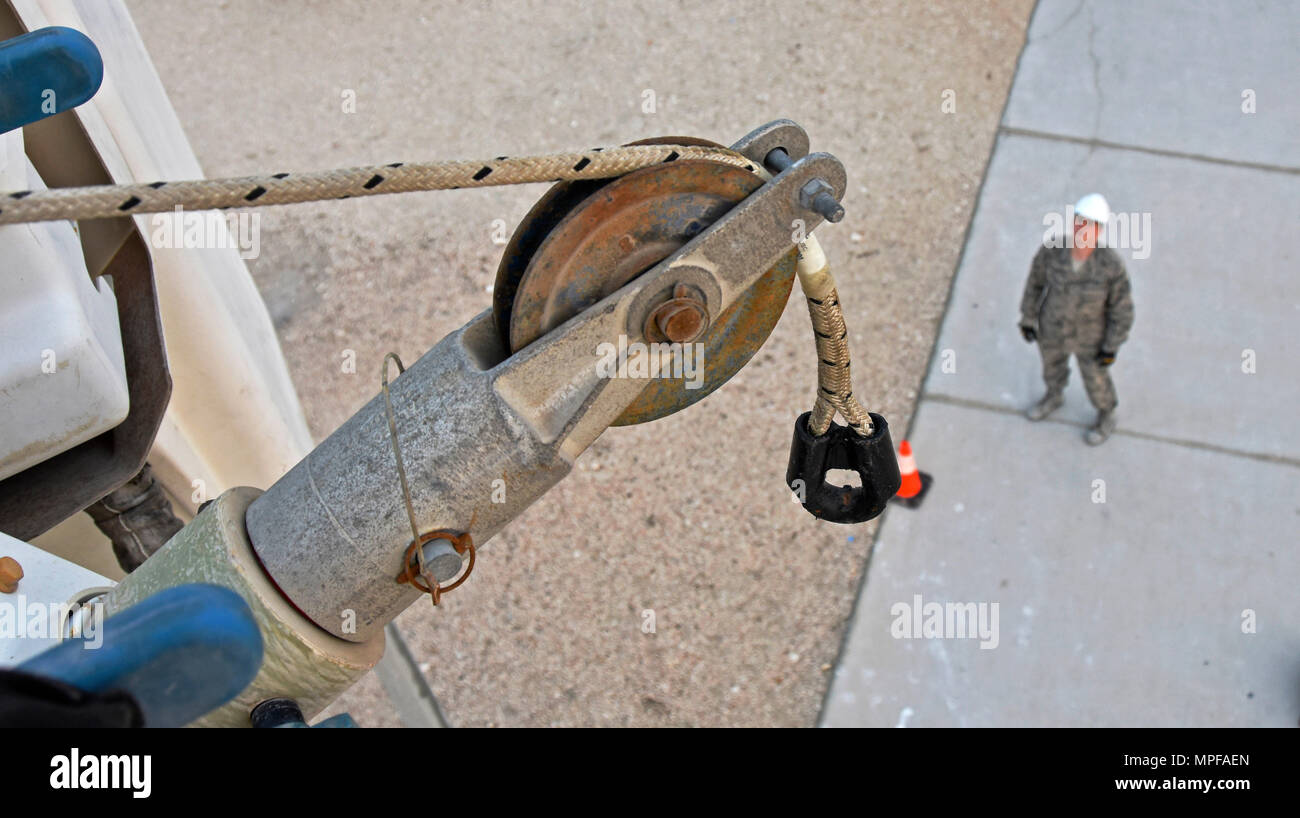 U.S. Air Force Staff Sgt. Cody Gibson, an electrical systems craftsman ...