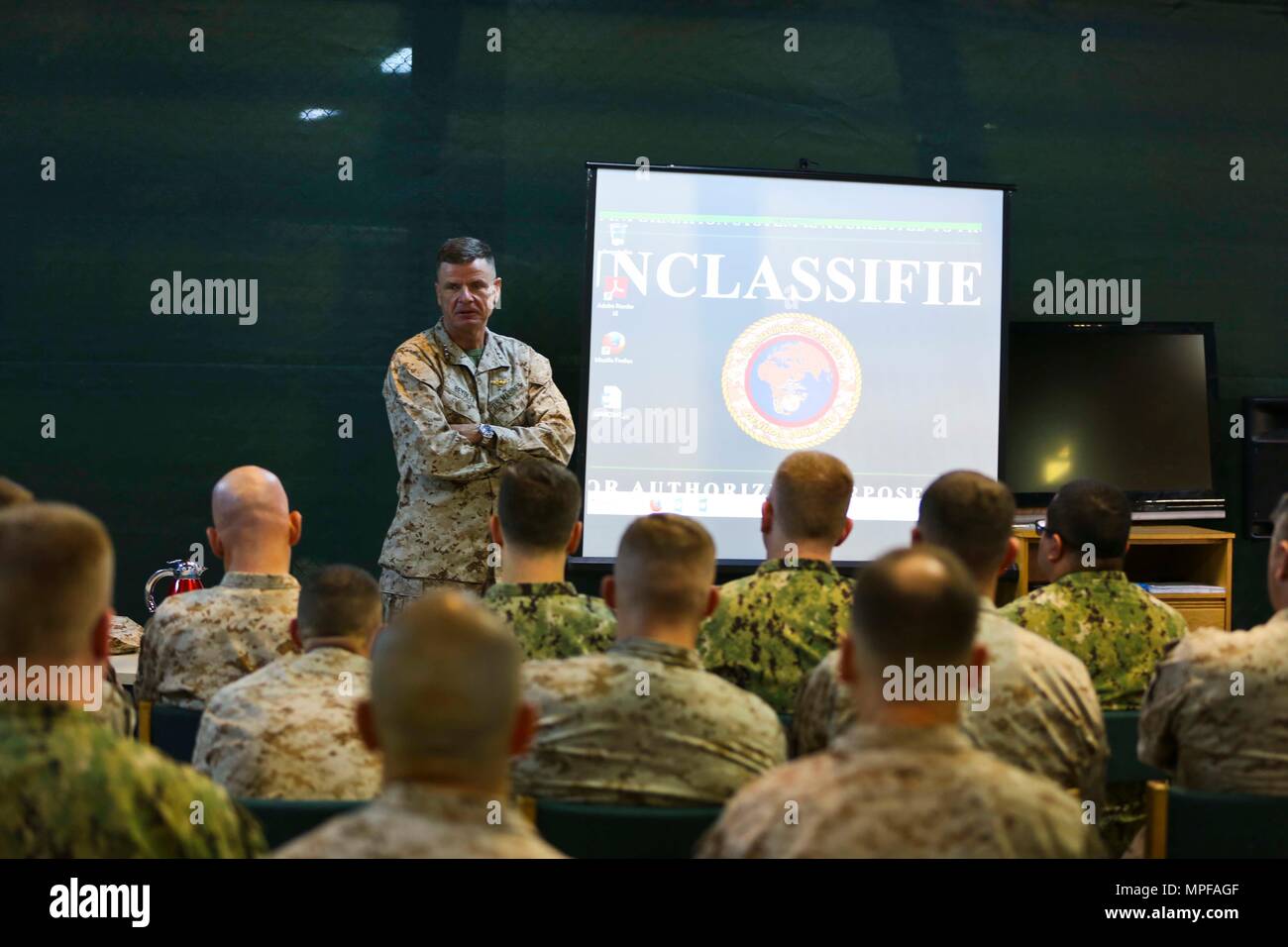 U.S. Marine Lt. Gen. William D. Beydler, commanding general of Marine ...
