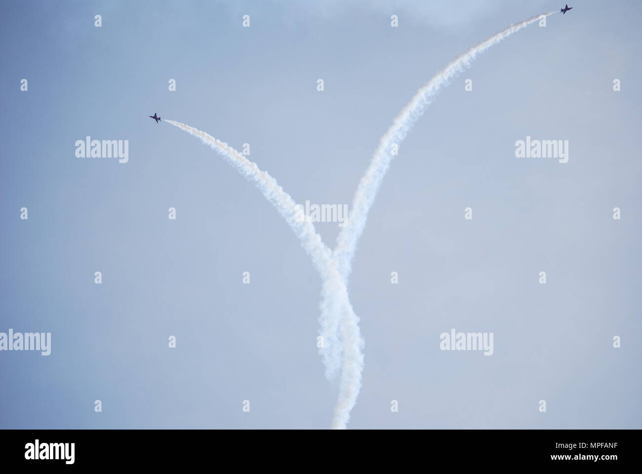 Red Arrows Display Stock Photo - Alamy