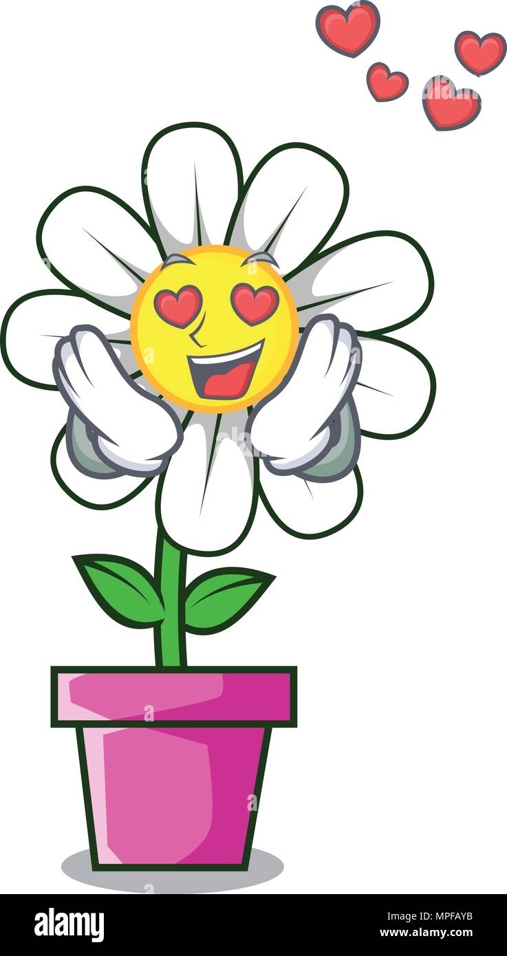 Daisy flower in soft Stock Vector Images - Alamy