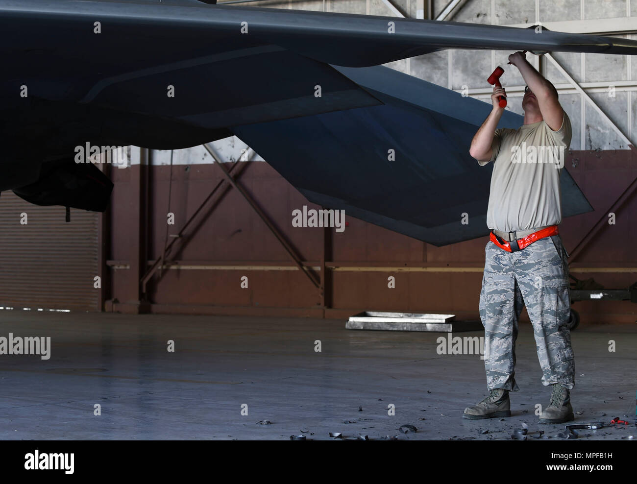 Staff Sgt. Zachary Dunn, 192nd Fighter Wing low observable aircraft ...