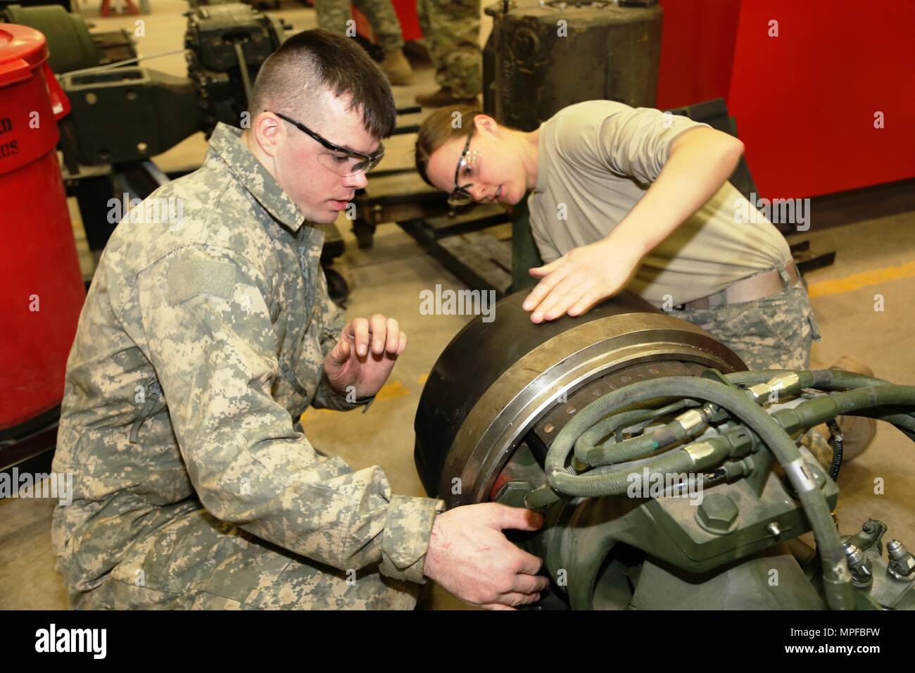 Sgt. Justine Miller with the 321st Psychological Operations Company at ...
