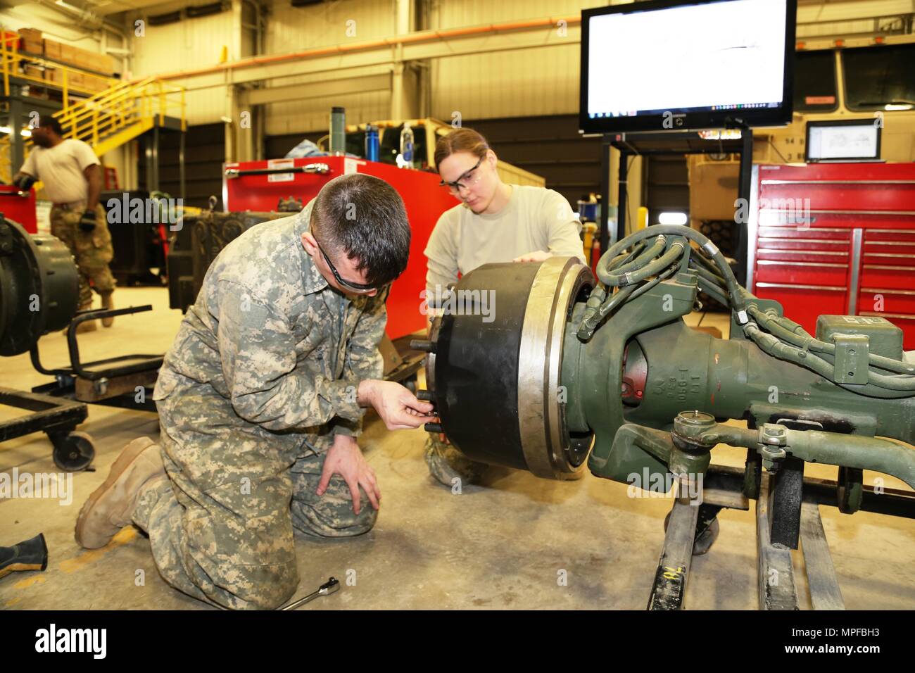 Sgt. Justine Miller with the 321st Psychological Operations Company at ...