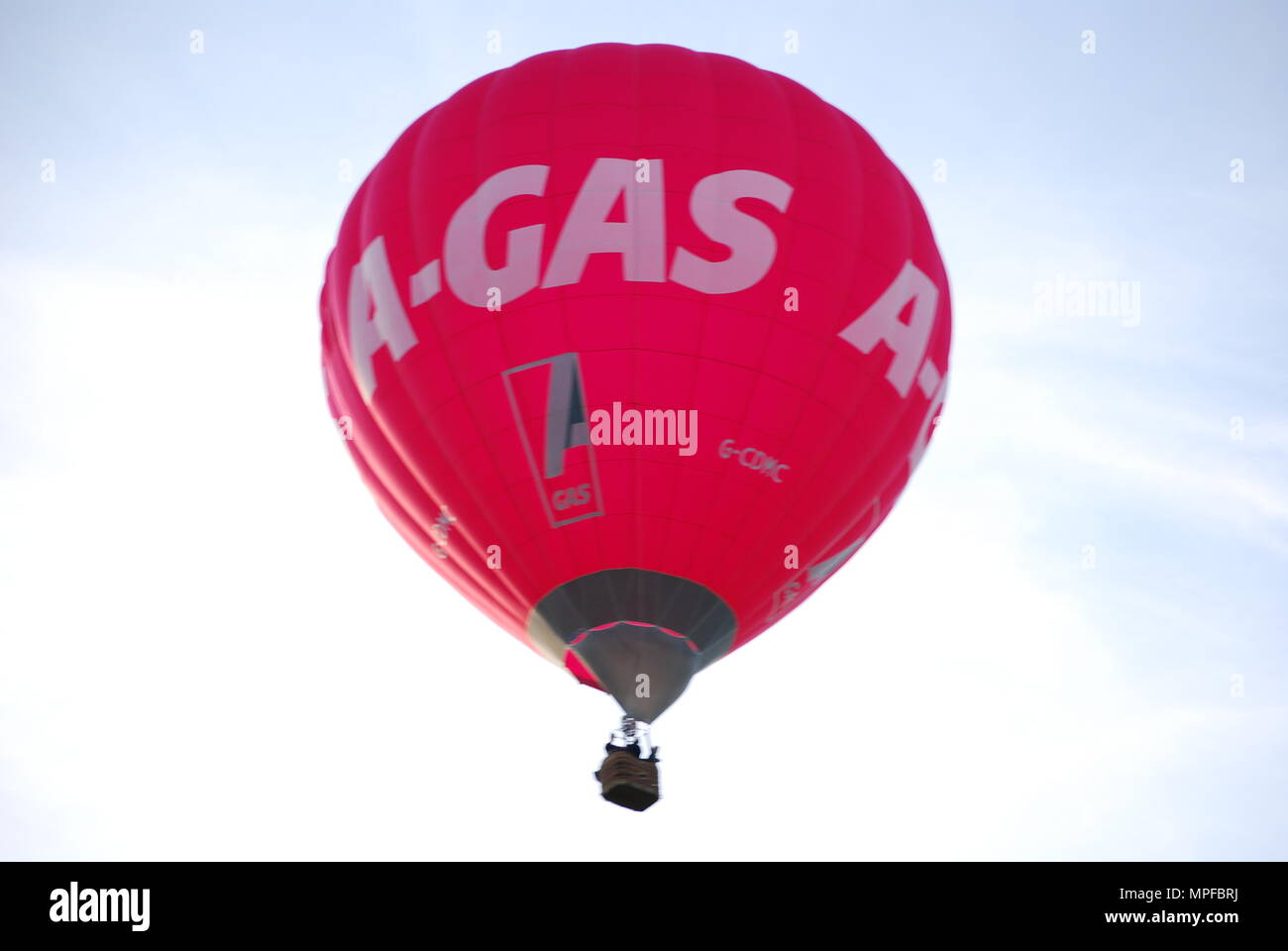 A-Gas Hot Air Balloon Stock Photo - Alamy