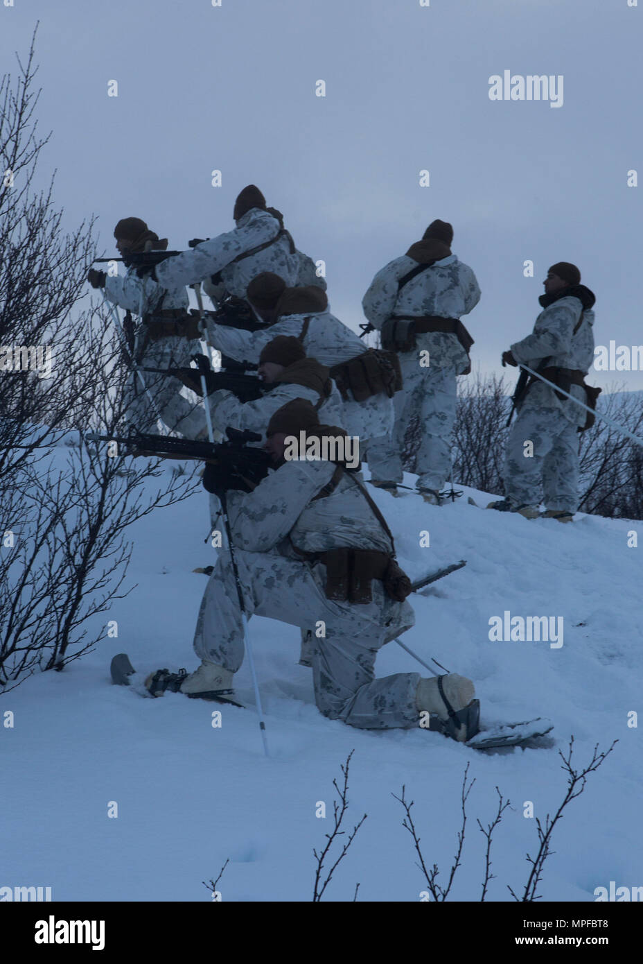 U.S. Marines with Marine Rotational Force Europe conducted notional ...