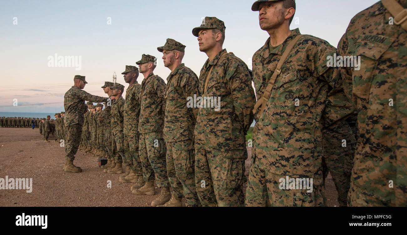 A Drill Instructor with Marine Corps Recruit Depot San Diego presents ...