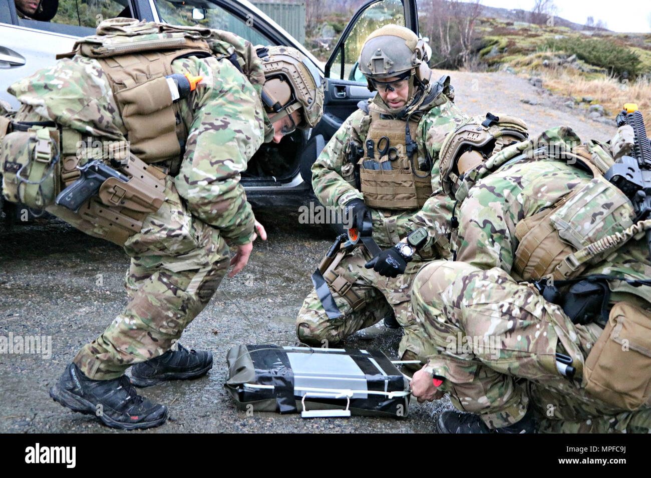 Explosive Ordnance Disposal Mobile Unit Eodmu High Resolution Stock ...