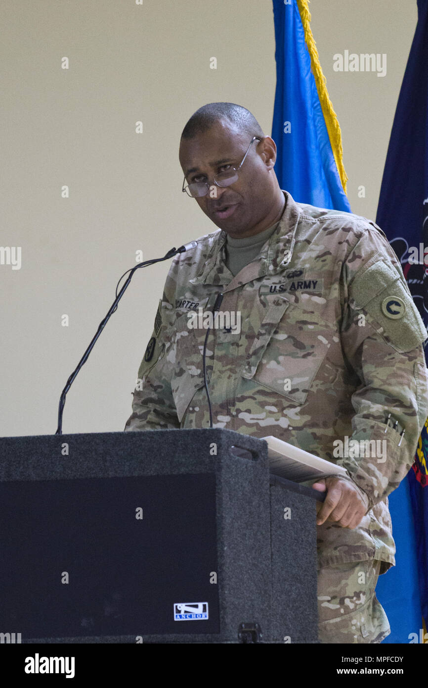 Col. Jeffery Carter, Deputy Commanding Officer of the 1st TSC / 316th ...