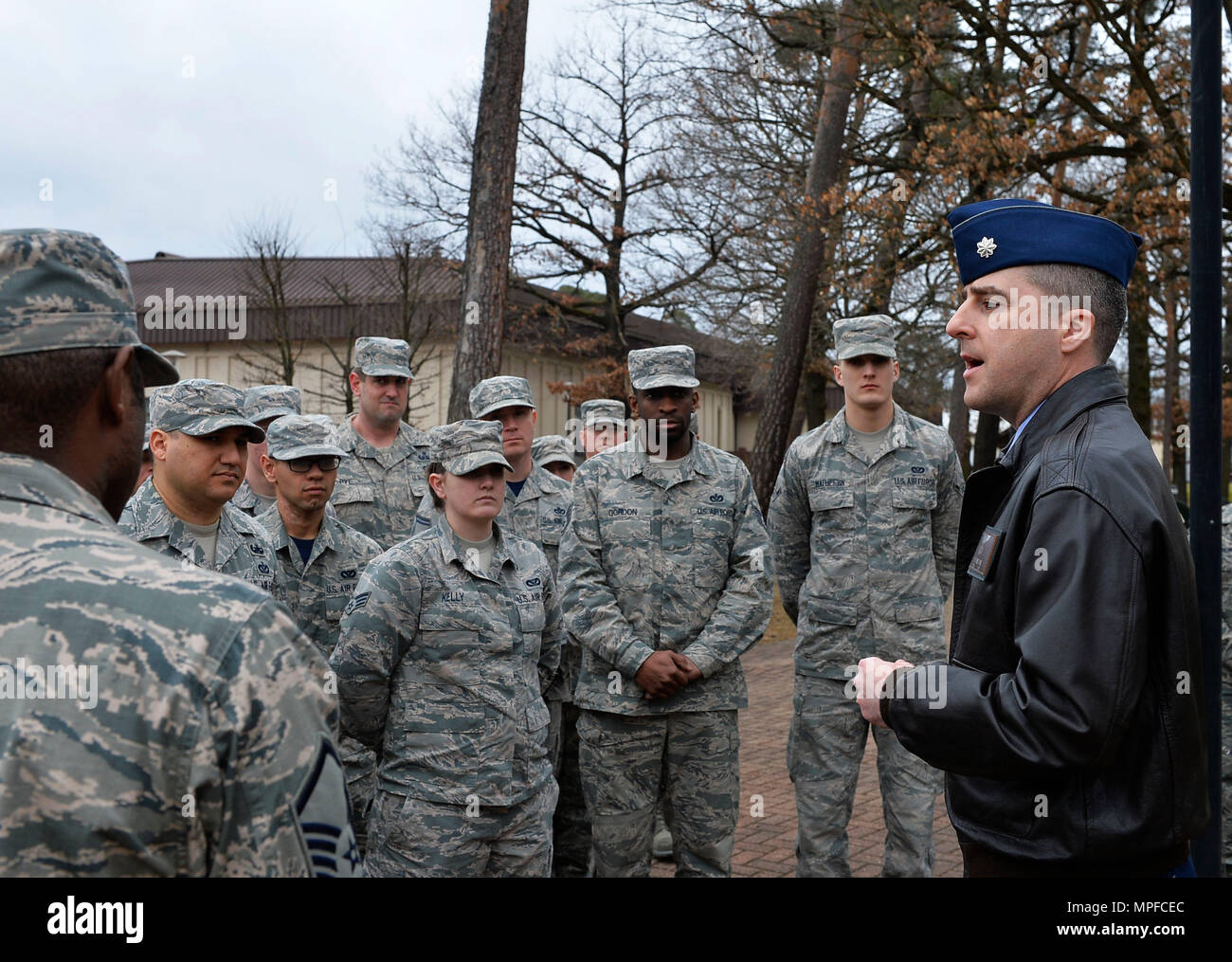 Lt. Col. Richard D. Engelman, 786th Civil Engineer Squadron commander ...