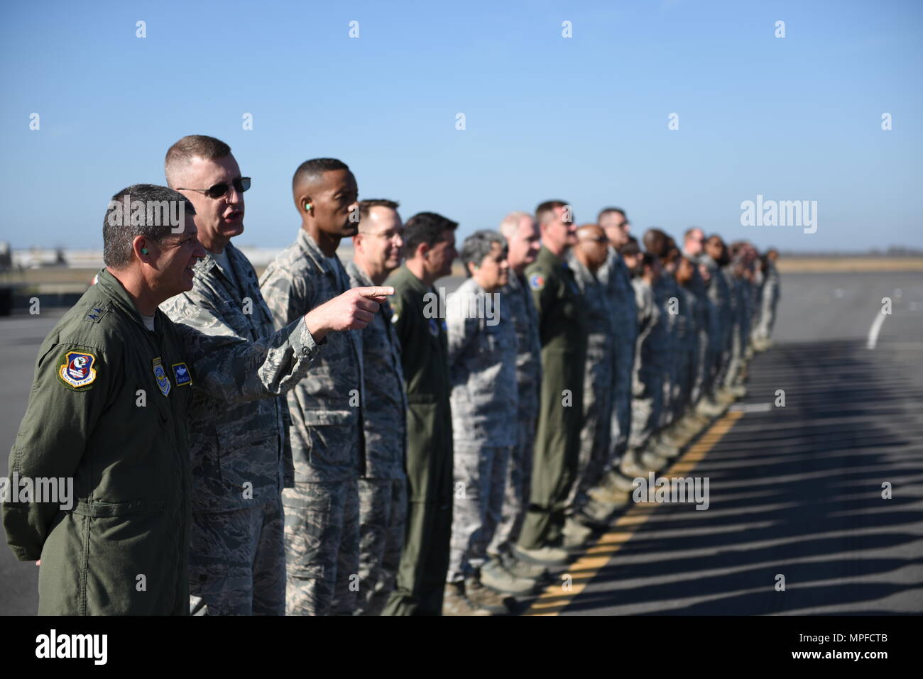 From left to right Major General Todd Kelly, Brigadier General Roger E ...