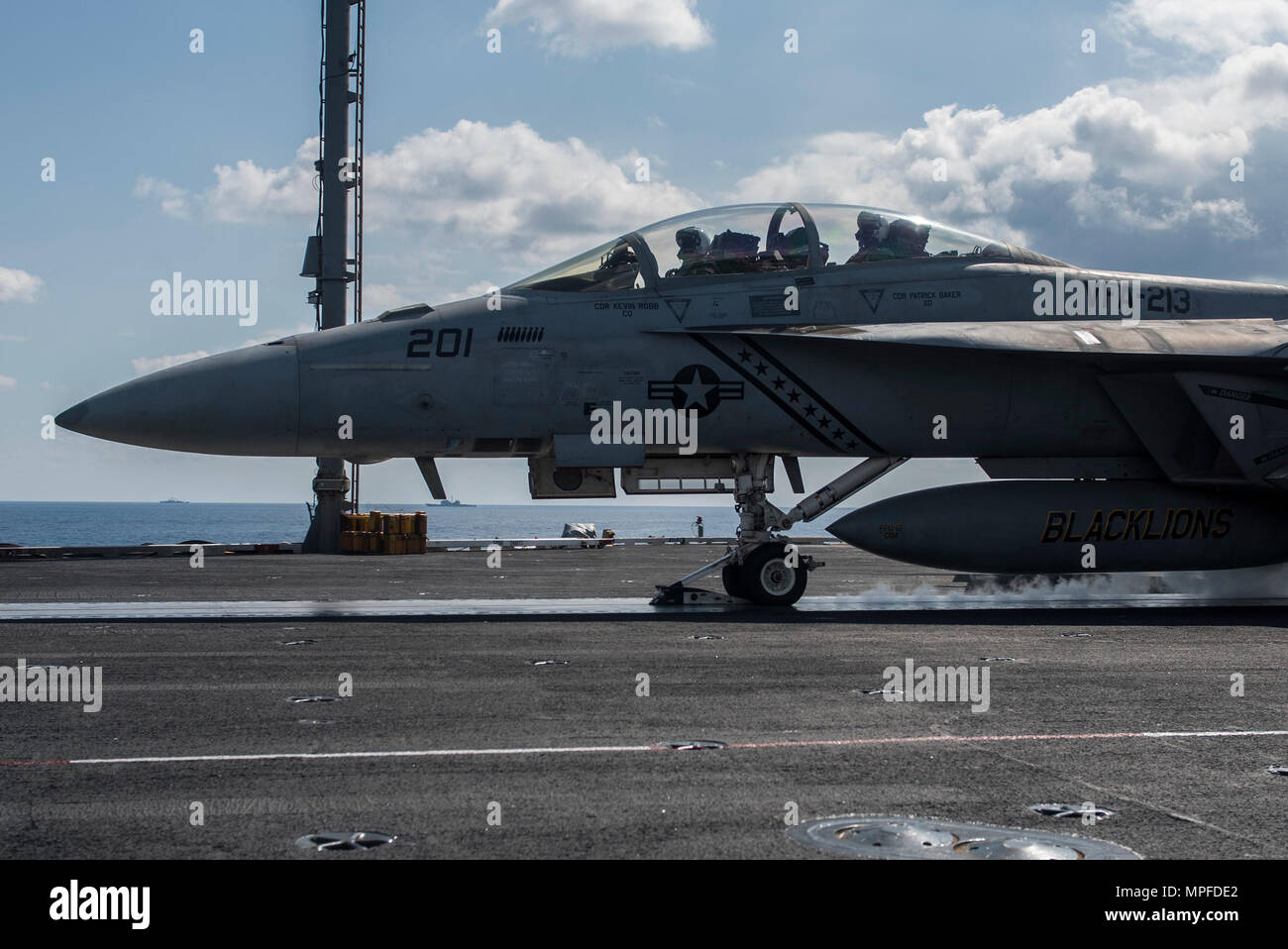 170221-N-YL257-139 MEDITERRANEAN SEA (Feb. 21,2017) Cmdr. Kevin Robb ...