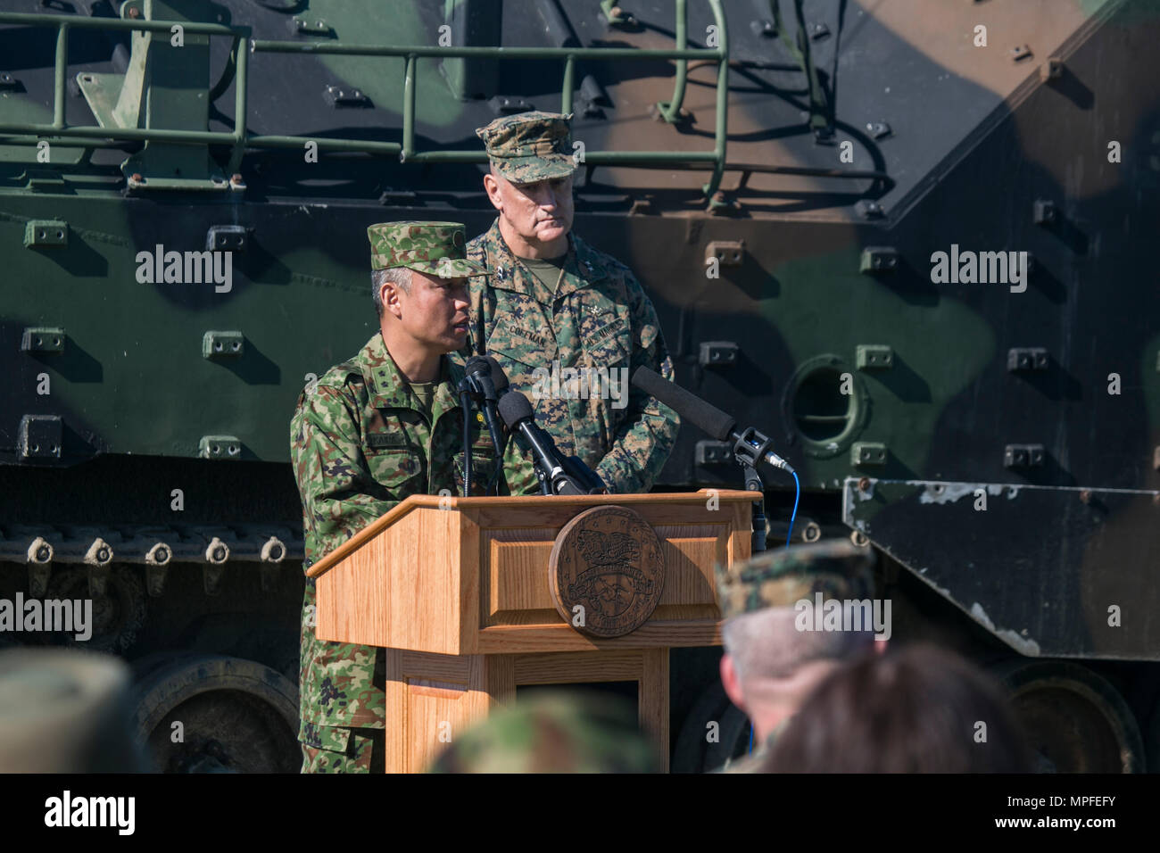 U.S. Marine Corps Maj. Gen. David Coffman, deputy commanding general of ...