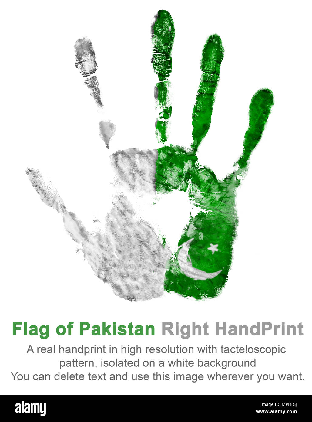 Real handprint Cut Out Stock Images & Pictures - Alamy