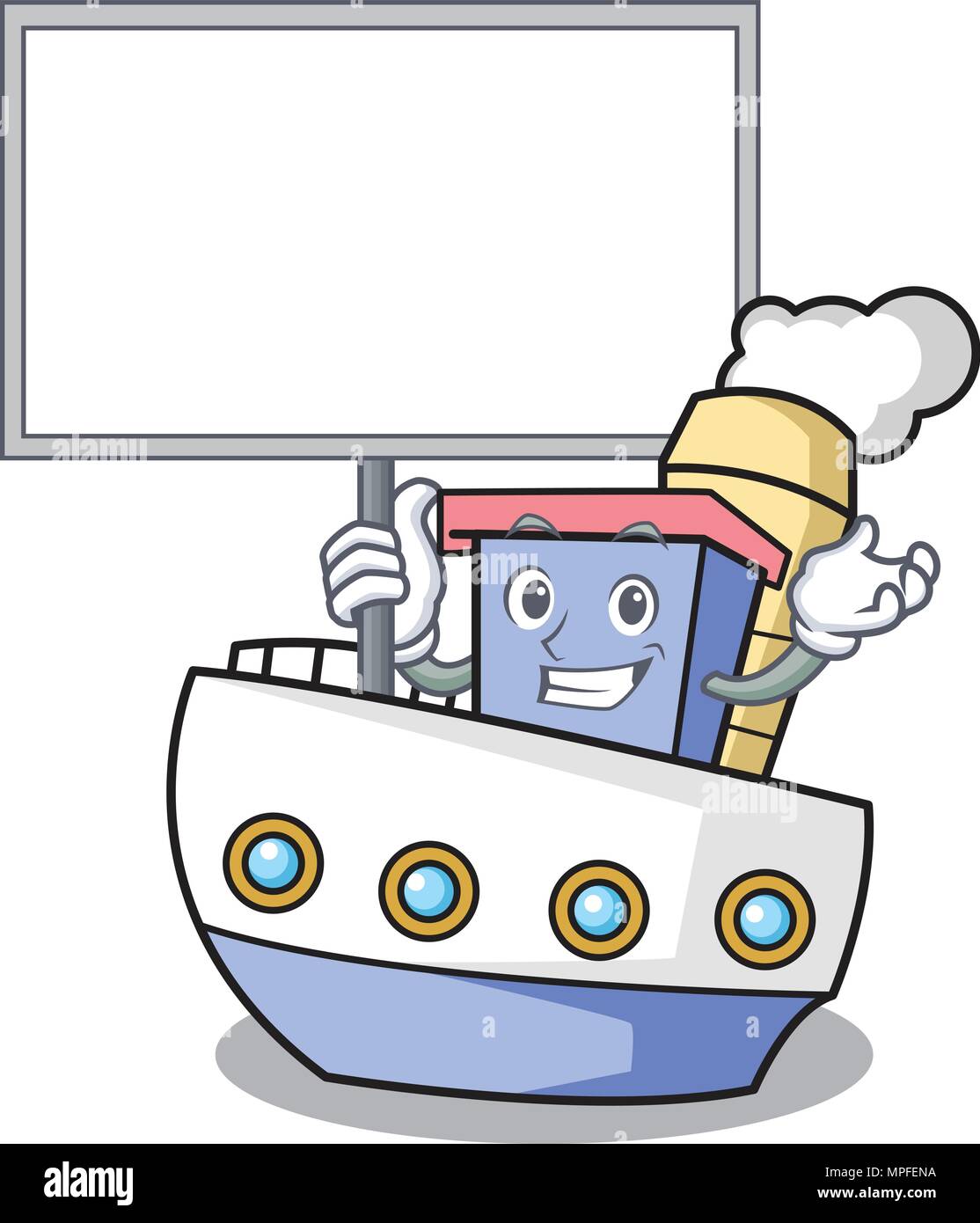 Bring board ship character cartoon style Stock Vector Image & Art - Alamy