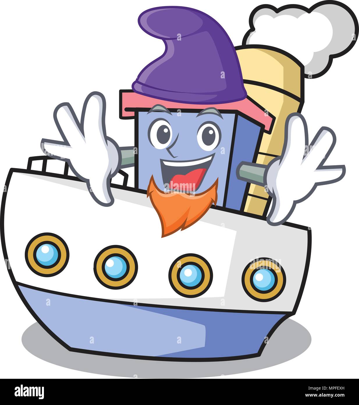 Elf ship character cartoon style Stock Vector Image & Art - Alamy