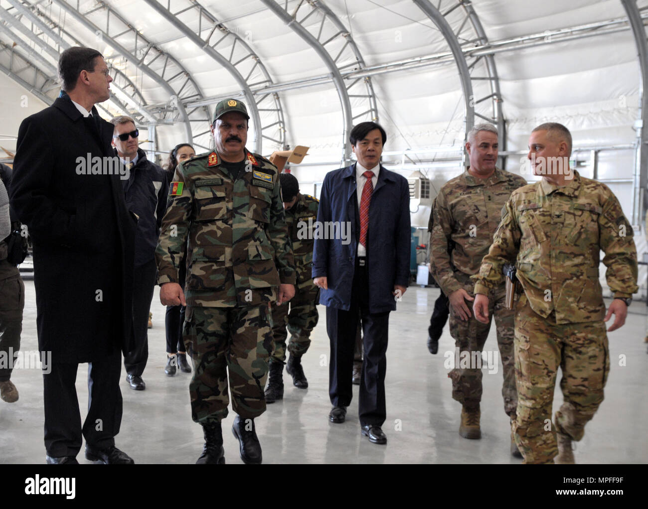 KABUL, Afghanistan (Feb. 22, 2017) — Walter Haßmann, German Ambassador ...