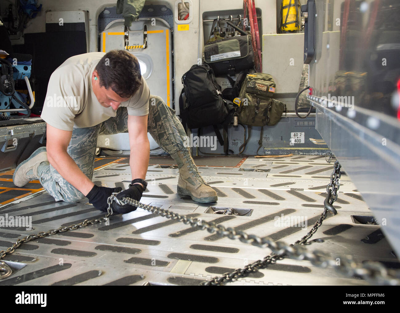 Tech. Sgt. John Rizzo, air transportation, 46th Aerial Port Squadron ...