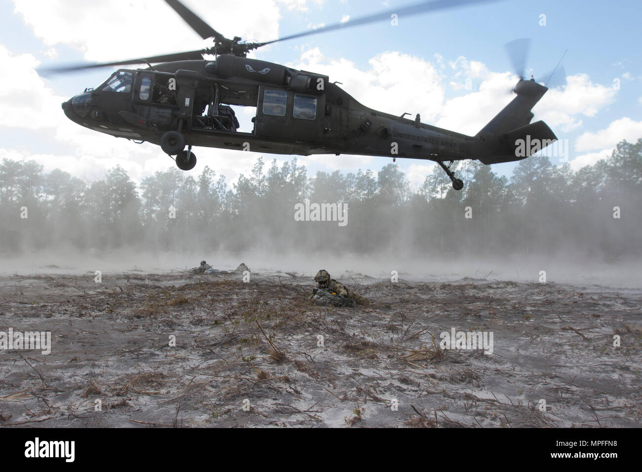 UH-60 Black Hawk pilots and crew of Company A, 2nd Battalion, 3rd ...