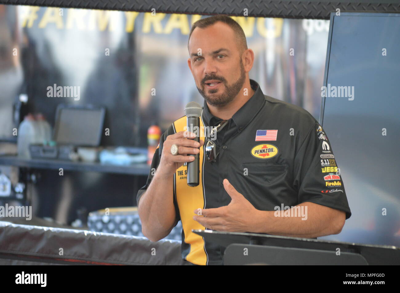 Tony Schumacher, 8-time National Hot Rod Association champion and ...