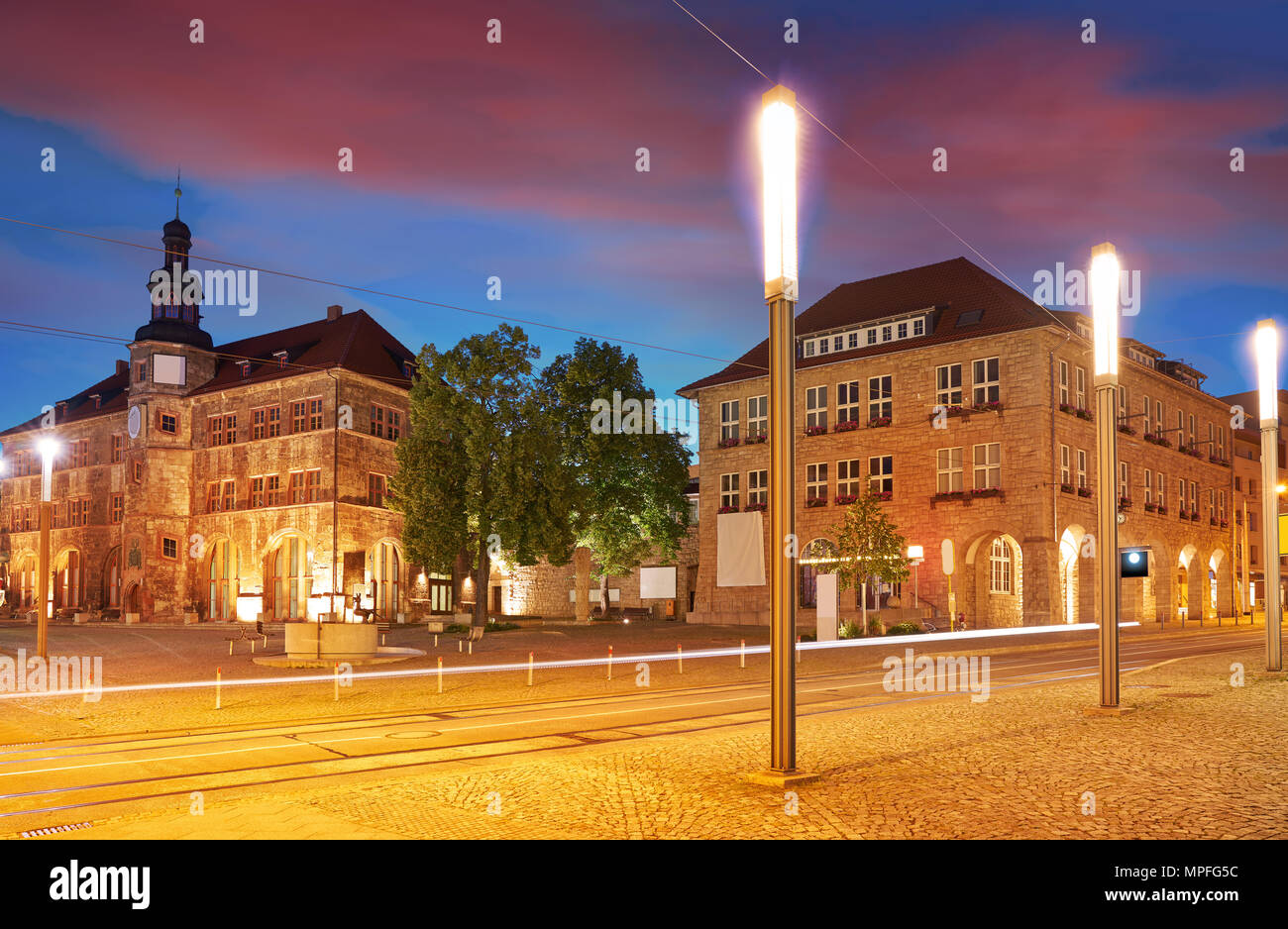 Stadt Nordhausen Rathaus city hall in Thuringia Germany Stock Photo - Alamy