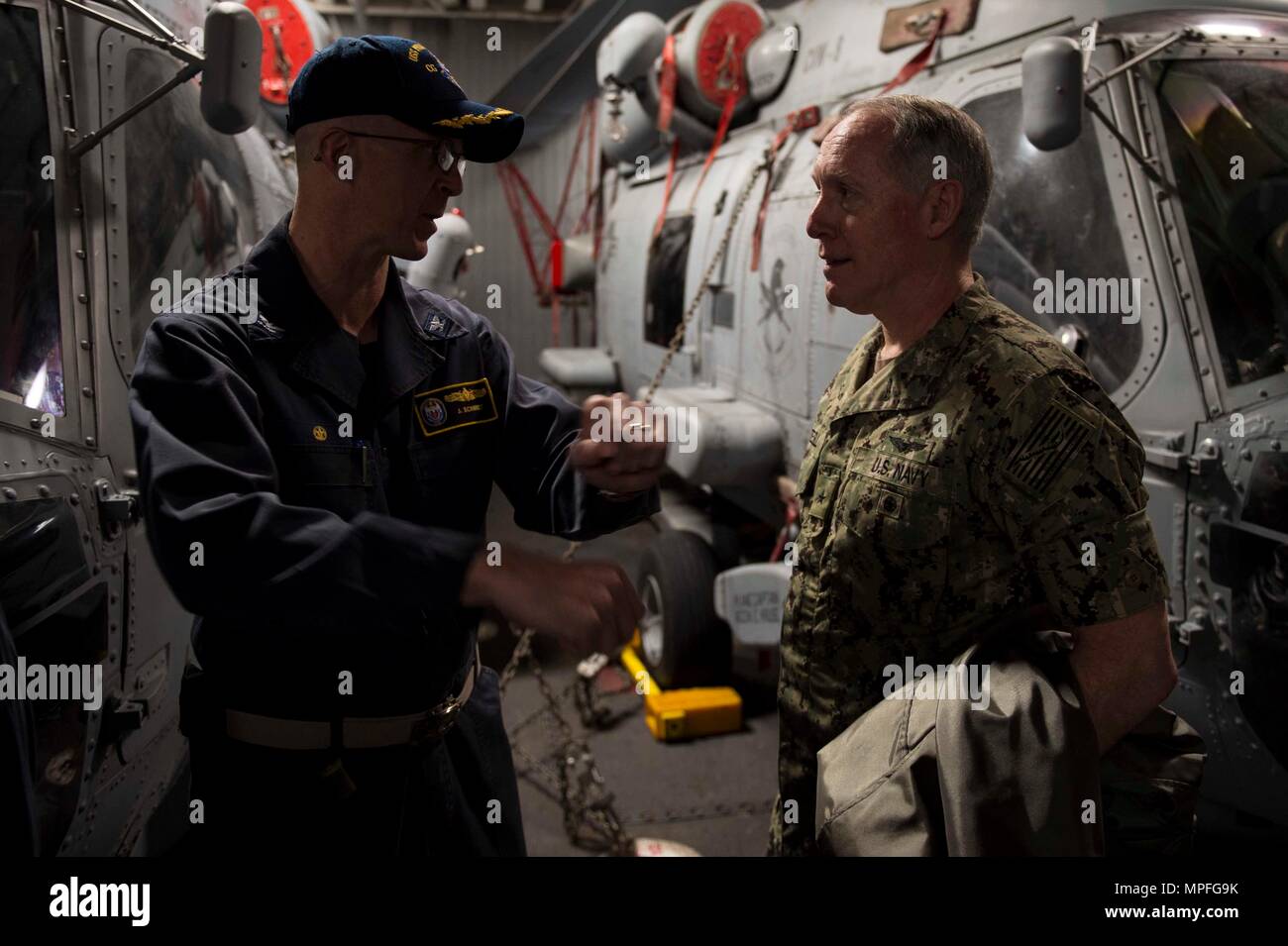 170224-N-JO245-057 MEDITERRANEAN SEA (Feb. 24, 2017) Capt. John Schmidt ...