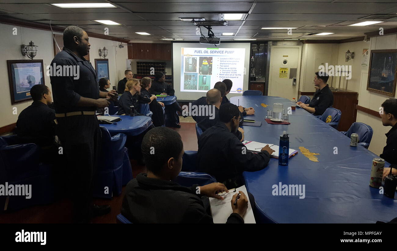 170220-N-OU367-002 ATLANTIC OCEAN (Feb. 20, 2017) – Lt. j. g. Akinseye ...