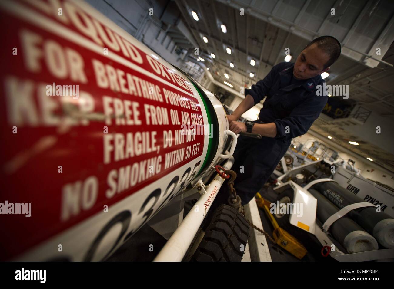Aviation life support equipment technician hi-res stock photography and ...