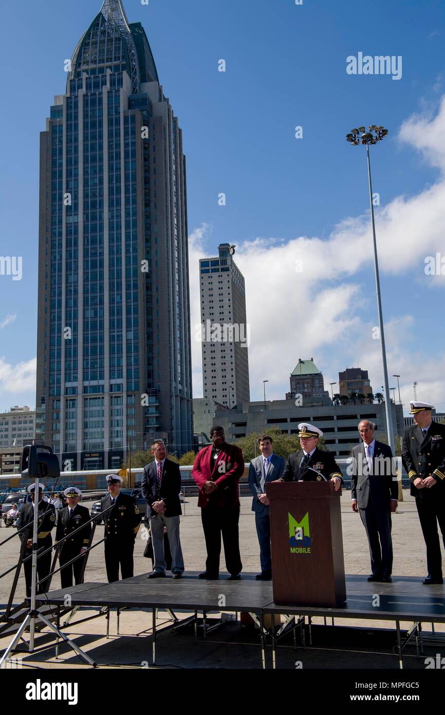 170224-N-MJ645-188 MOBILE, Ala. – (Feb. 24, 2017) Rear Adm. Thomas E ...