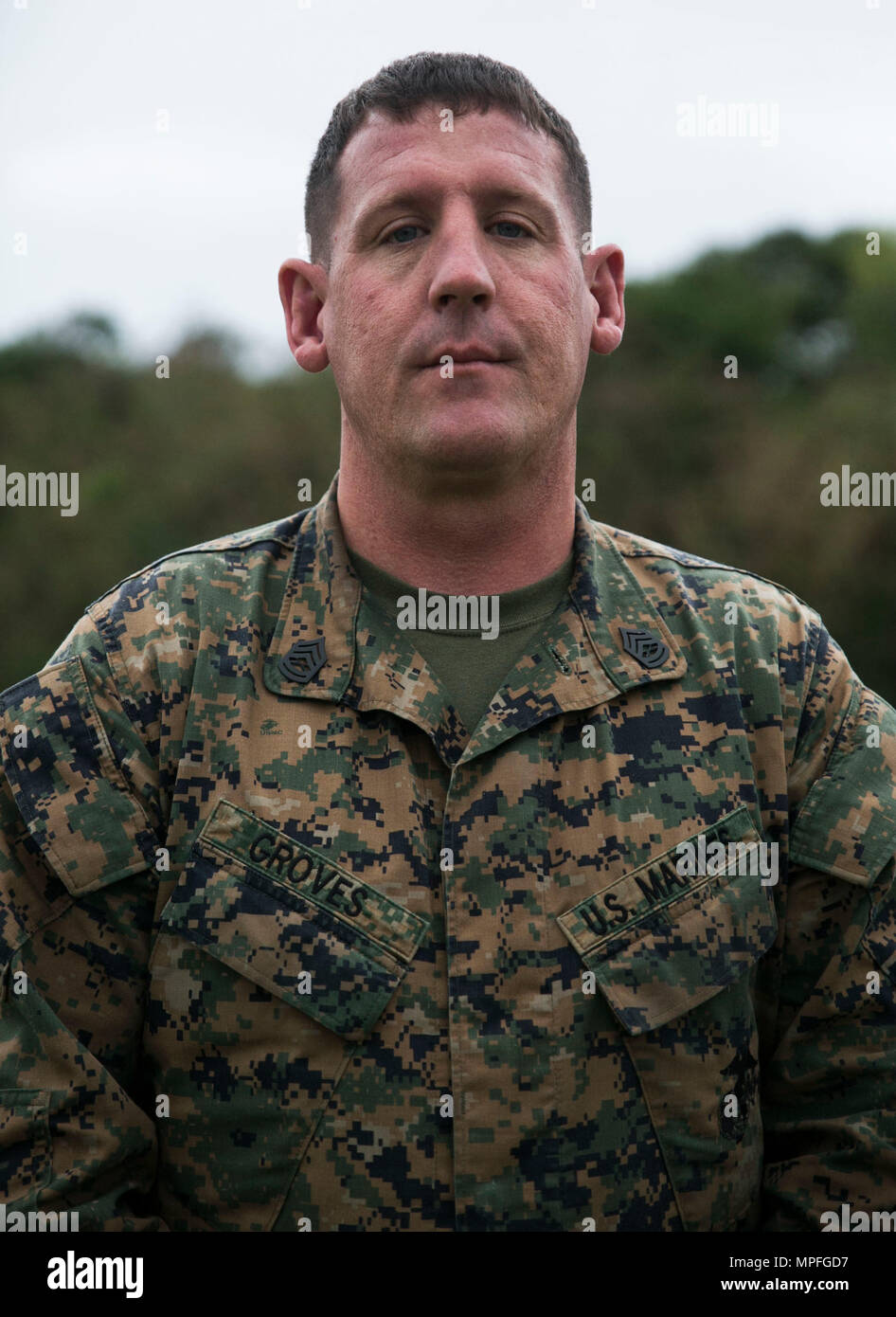 Gunnery Sgt. Todd Groves is a maintenance chief with Small Craft Repair ...