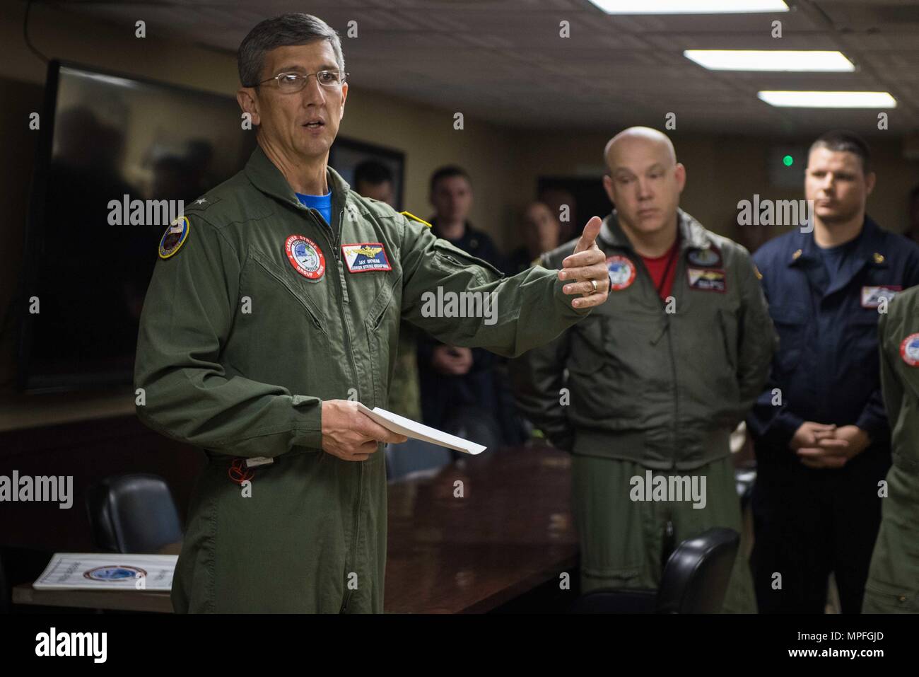 170223-N-AD499-134 PACIFIC OCEAN (Feb. 23, 2017) Rear Adm. Jay Bynum ...