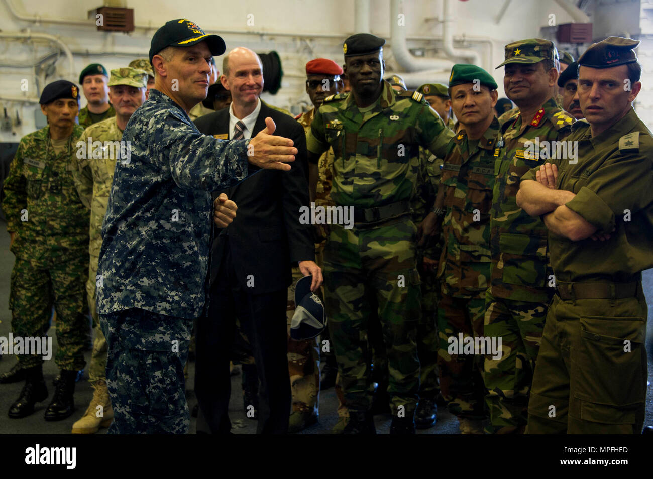 SAN DIEGO (March 1, 2017) Commanding officer of amphibious assault ship ...