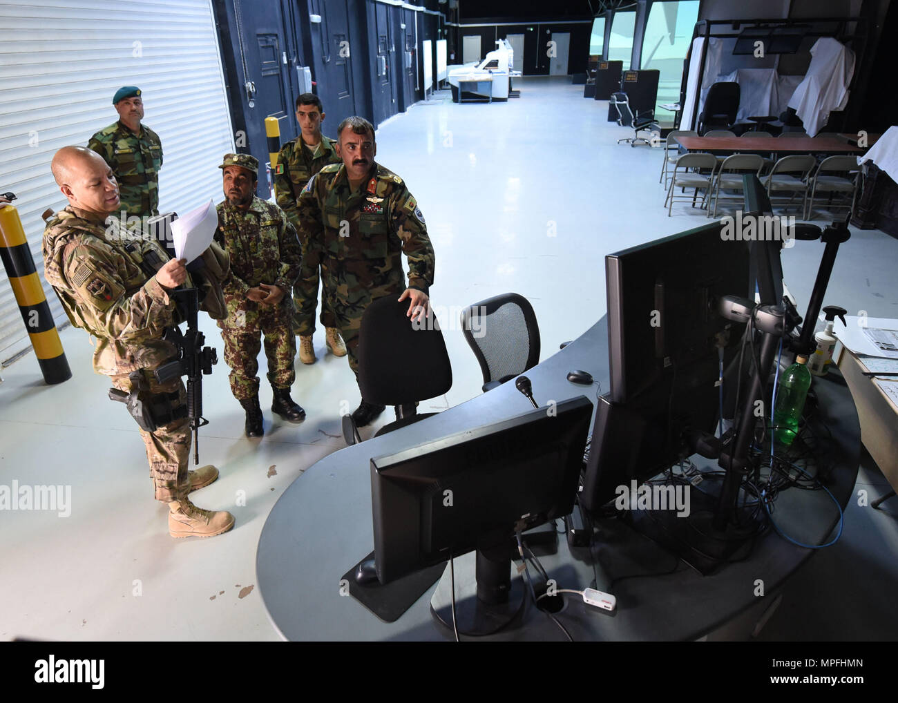 Lt. Col. Jose Lasso, Train, Advise, Assist Command-Air (TAAC-Air) deputy director of logistics ...